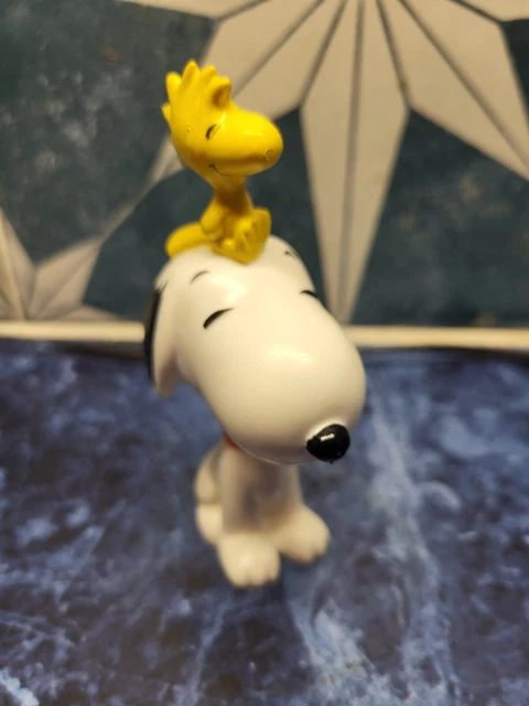 RARE VINTAGE PEANUTS - Snoopy & Woodstock Large PVC Figure Applause 1990`s EUR 9,19 - PicClick FR