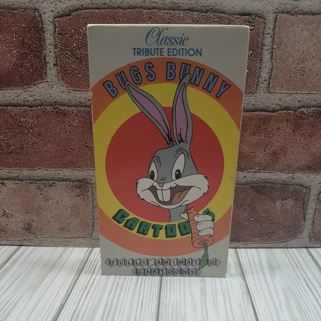 Bugs Bunny Cartoons Vhs 1989 Classic Tribute Edition Rare Marqueur De