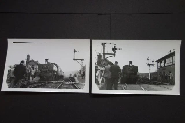 GWR VINTAGE RAILWAY REAL PHOTO Whitecroft station, Severn venturer loco ...