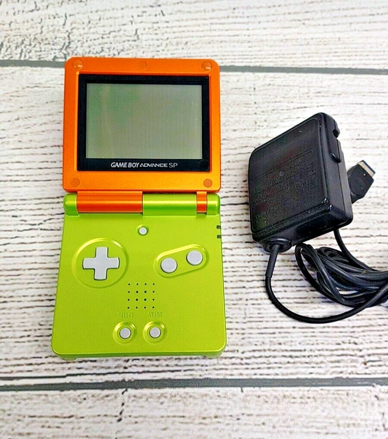 NINTENDO GAMEBOY ADVANCE SP GBA SP Shrek Edition AGS-001 vert citron et ...