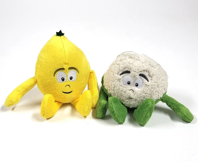 TCC MINI GOODNESS Gang Vegetable Cauliflower and Lemon 6" Plush Soft ...