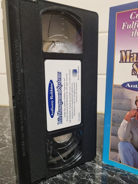 ANTHONY TONY ROBBINS Life Management Systems Self-help VHS Tape Vintage ...