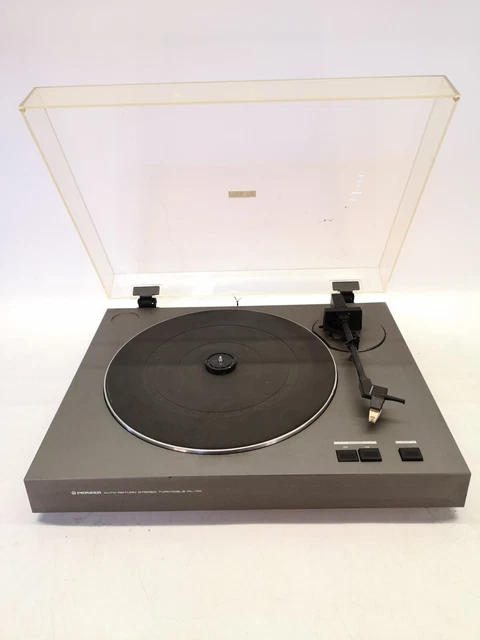 PIONEER PL-110 AUTO-RETURN Stereo Turntable Record Player Vinyl *PLEASE ...