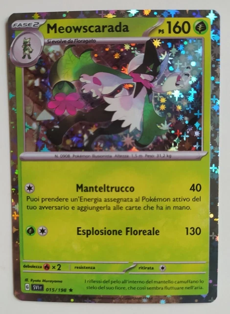 POKEMON - 015/198 Meowscarada Holo | Scarlet & Violet £3.08 - PicClick UK