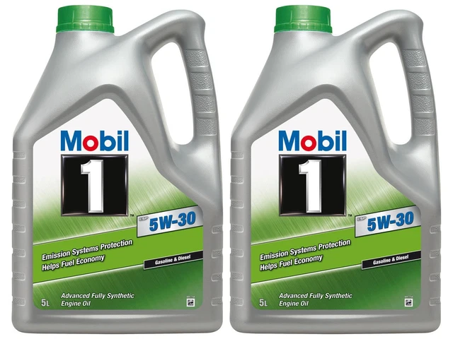 MOBIL 1 ESP 5W-30 5L+5L=10L huile moteur Porsche C30 homologations 10 litres EUR 115,94 ...