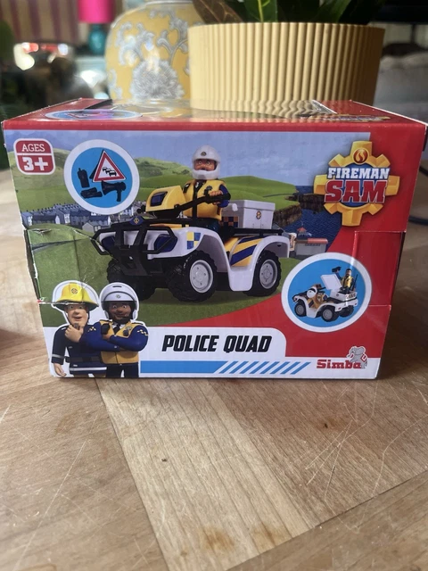 FIREMAN SAM POLICE Quad PC Malcom £16.15 - PicClick UK