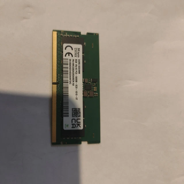 SK HYNIX PC5 5600 8GB 1R x16 DDR5 5600B - excellent £42.30 - PicClick UK