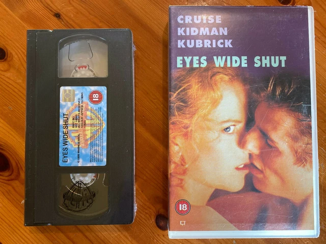 EYES WIDE SHUT Vhs Video Tape Nicole Kidman Tom Cruise R18+ Stanley ...