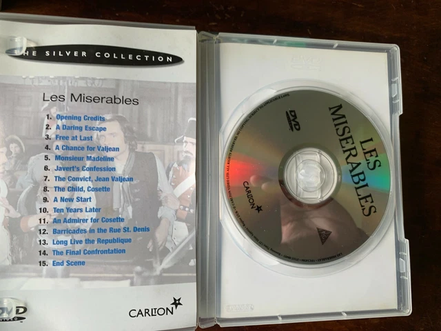 LES MISÉRABLES DVD 1978 Film Avec Anthony Perkins Et Richard Jordan EUR ...