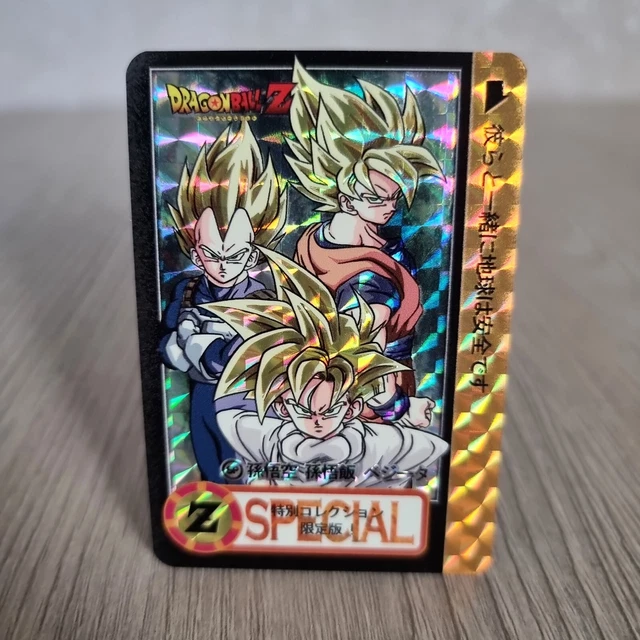 CARTE DRAGON BALL Z Super Battle hondan Card Prism goku ssj gohan ssj ...