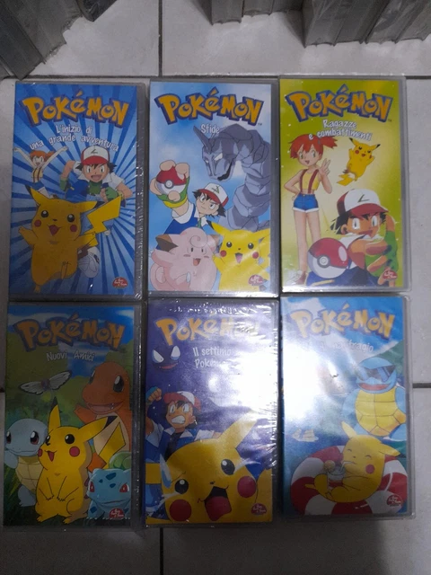 LOTTO 6 VHS Pokémon Sigillate Ed. Bim Bum Bam sequenza 1/6 nuove ...