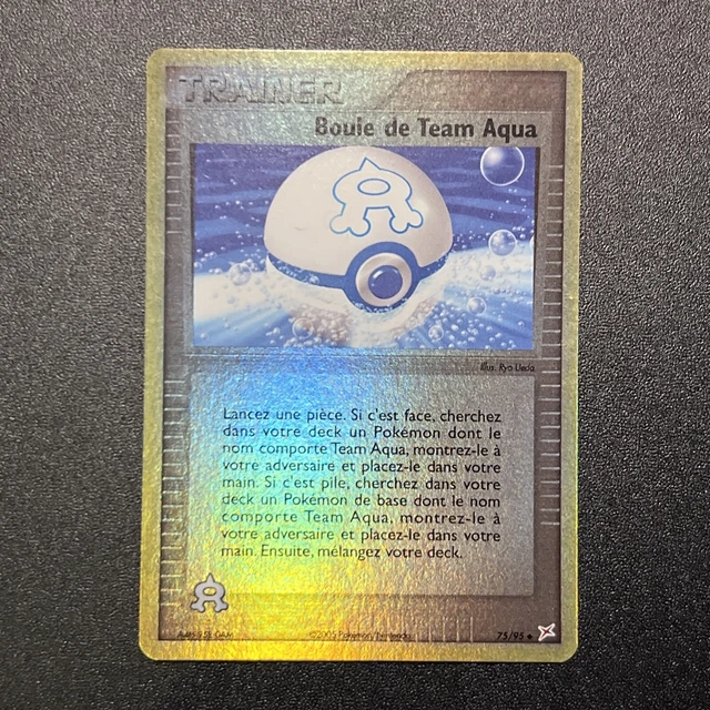 CARTE POKÉMON: BOULE DE TEAM AQUA - EX TEAM MAGMA/ TEAM AQUA. 75/95 - REVERSE EUR 6,00 - PicClick FR