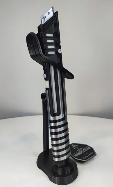 MANDALORIAN DARK SABER 3d printed replica Star Wars Mando lightsaber ...