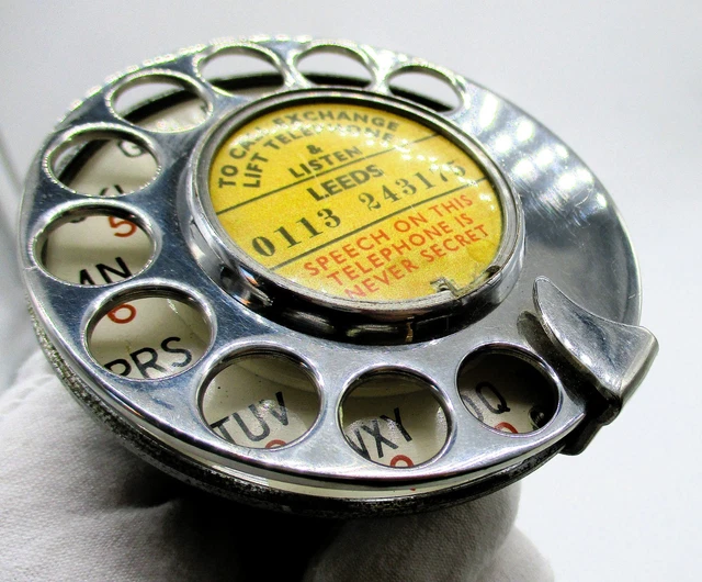 VINTAGE BAKELITE GPO TELEPHONE DIAL No 10 £37.08 - PicClick UK