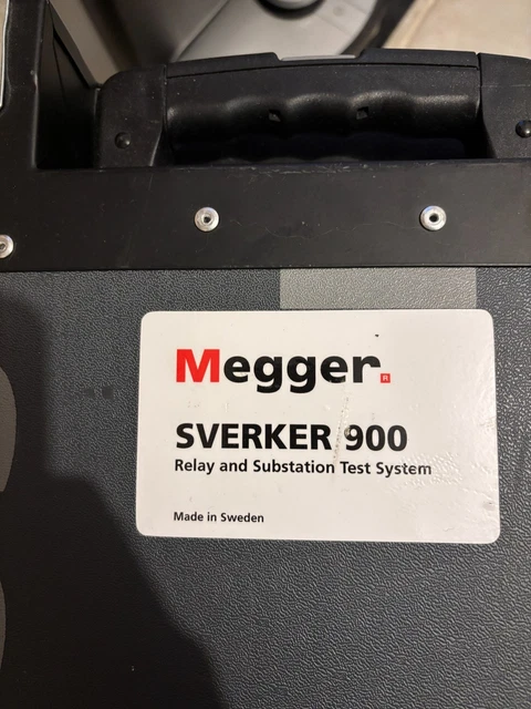 MEGGER SVERKER 900 Testeur De Relais Et Disjoncteurs - Neuf EUR 24.000 ...
