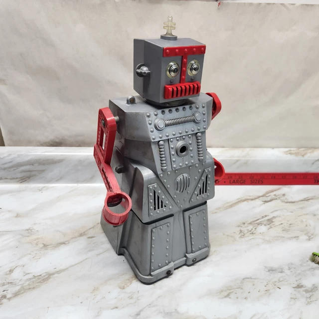 VINTAGE 1950'S ROBERT the Robot Mechanical Man toy $70.58 - PicClick CA