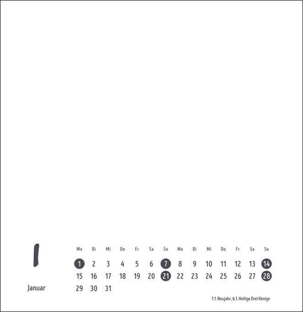 Kalender 2024 Zum Basteln