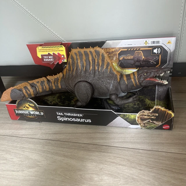 MATTEL JURASSIC WORLD Rebirth Tail Thrasher Spinosaurus New Sealed 2025 ...
