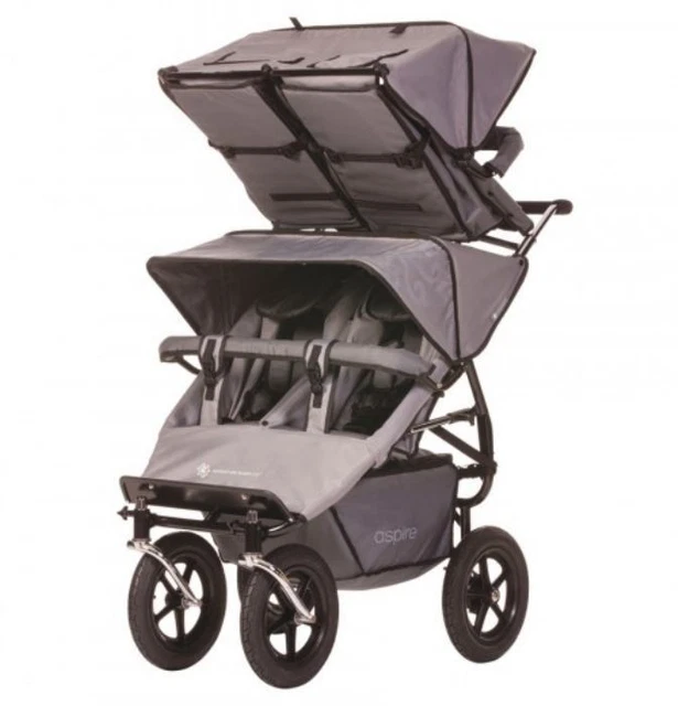 ABC ADVENTURE BUGGY Quad Pram Stroller Charcoal $1,727.90 - PicClick AU