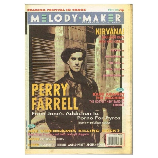 MELODY MAKER MAGAZINE April 24 1993 npbox201 Rage Against the Machine ...