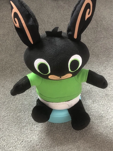 CBEEBIES BING TOILET Potty Train Figure Soft Toy Talking Wee & Potty ...