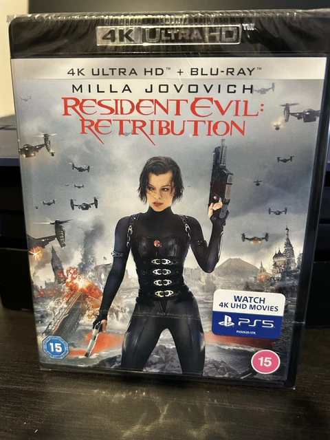 RESIDENT EVIL: RETRIBUTION 4K UHD & Blu Ray UK Release NEW & SEALED £18 ...