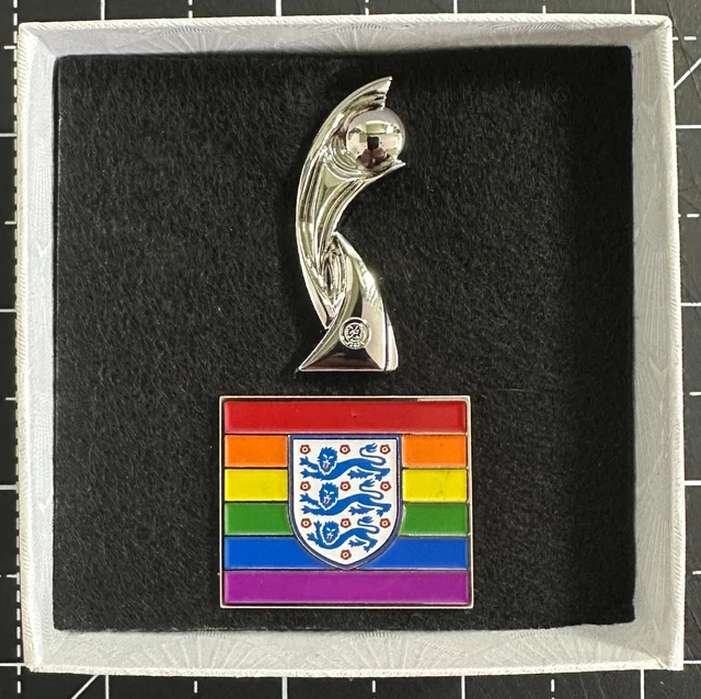 ENGLAND WOMEN'S EURO 2025 Winners 3D Trophy Pin Badge Set £9.95 ...