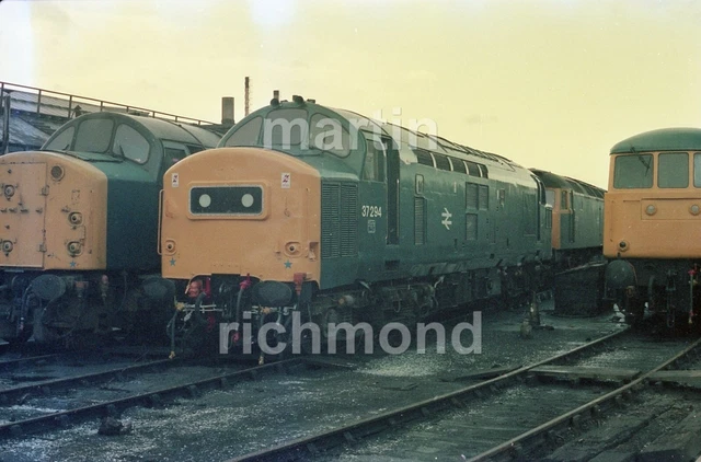 CREWE WORKS CLASS 37 37294 15.1.84 35mm Colour Negative RN411 £2.99 ...