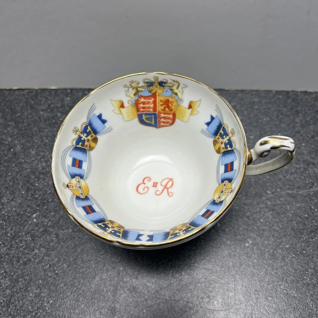 FOLEY BONE CHINA Cup Coronation Queen Elizabeth Ii June 2Nd 1953 ...