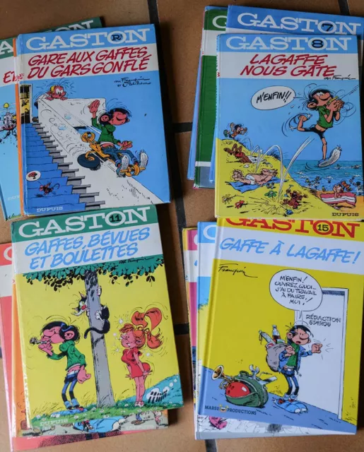 FRANQUIN ANDRE GASTON Lagaffe Collection Complete 15 Albums Eo EUR 900 ...