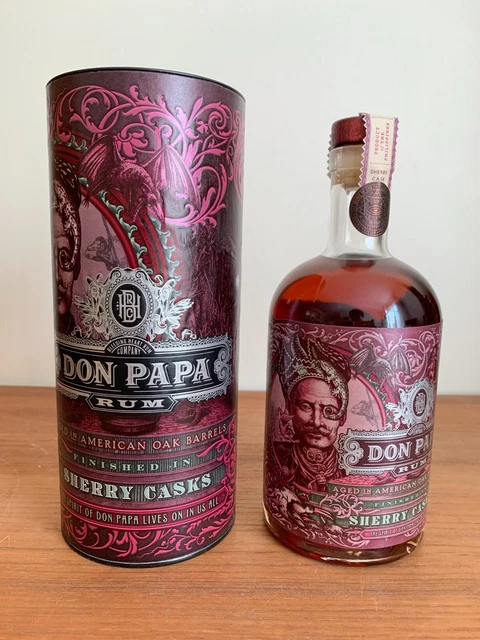 BOTTLE OF RHUM Don Papa Sherry Cask Finish Limited Edition, 45%, 70cl ...