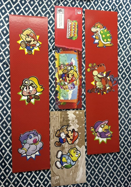 PAPER MARIO THE Thousand Year Door Display GameStop Cardboard Posters ...
