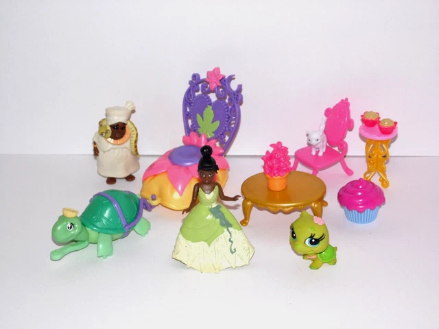 Disney Princess And The Frog Tiana Doll Royal Chariot Set Turtle Mattel 3365