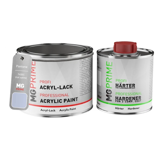 PANTONE 7450C BLUE Peinture acrylique mat satinée Pot de 0,75 litre ...