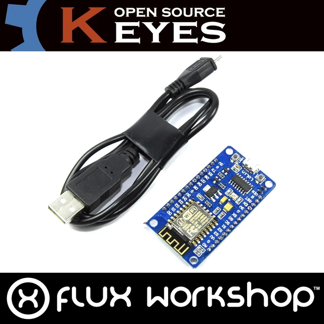 KEYES NODEMCU ESP8266 Wifi Entwicklung Modul MB-084 Iot ESP-12F Flux Workshop EUR 11,09 ...