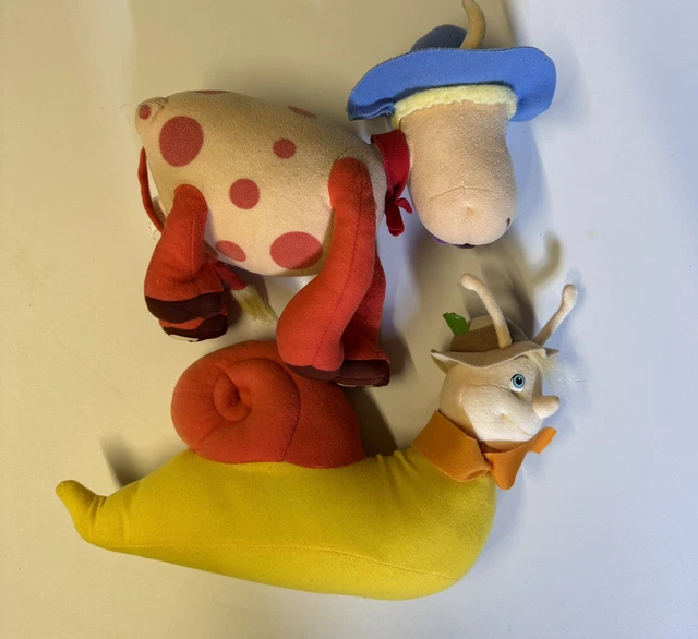 OFFICIAL MAGIC ROUNDABOUT 12” Brian The Snail And Ermintrude Cow Soft ...