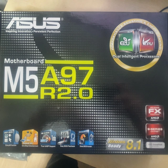 ASUS MOTHERBOARD M5 A97 R2.0 £10.80 - PicClick UK