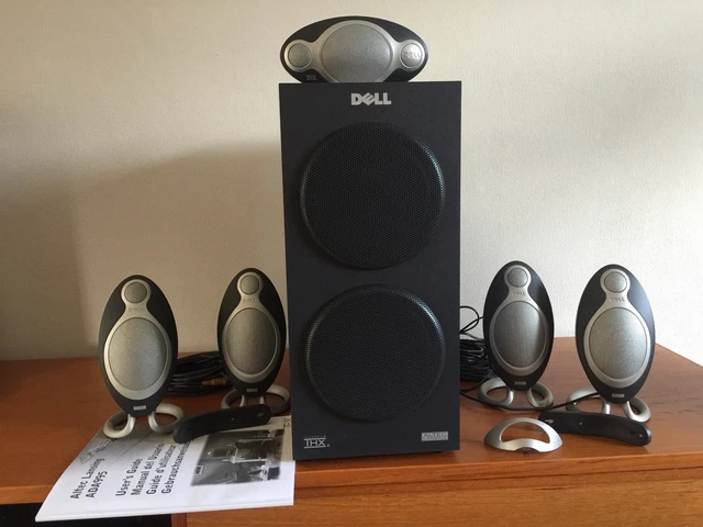 DELL ALTEC LANSING ADA995 5.1 THX PC Computer Speaker System £35.00 ...