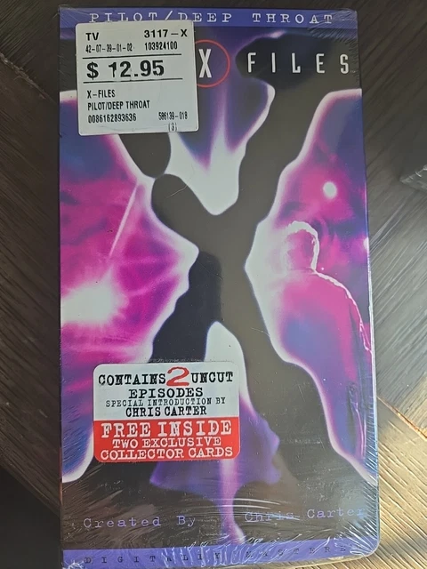 THE X FILES VHS Lot Of 3 Conduit/Ice Fallen Angel/Eve Pilot/Deep Throat ...