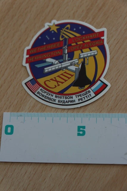 AUFKLEBER / STICKER NASA Space Shuttle STS-113 ISS International Space ...