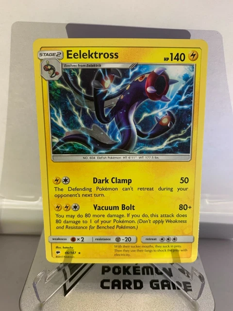 POKEMON TCG EELEKTROSS 46/147 Rare SM Burning Shadows NM EUR 0,82 - PicClick FR