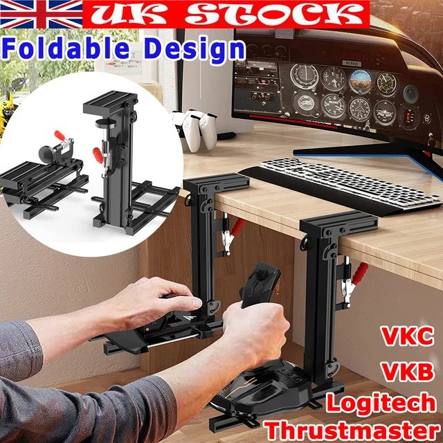 DESK MOUNT FLIGHT Joystick Bracket Thrustmaster HOTAS 1/4/X/T16000M FCS ...