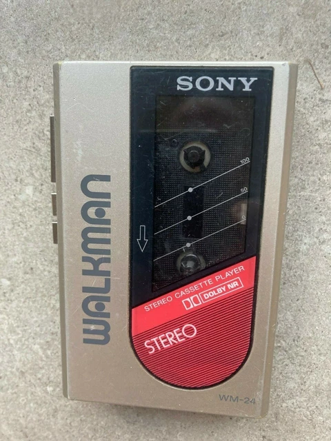 VINTAGE SONY WALKMAN WM - 24 stereo cassette player with Dolby NR £48. ...