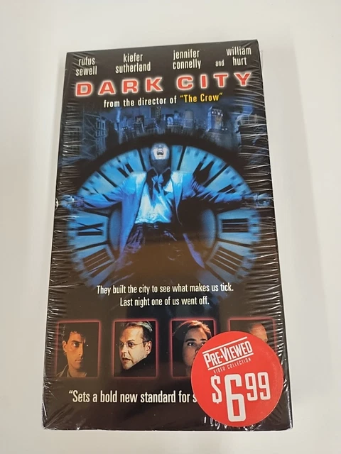 DARK CITY VHS - Nostalgic Blockbuster Video Pre-Viewed SEALED Copy ...