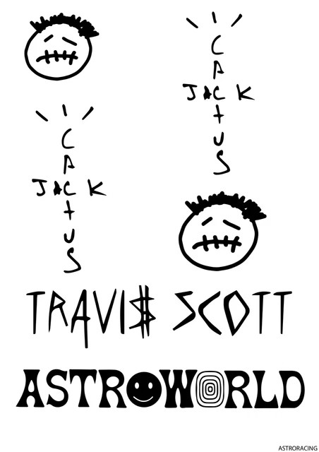 TRAVIS SCOTT CACTUS Jack Teddy Bear Astroworld Hip Hop Rap Tour Merch ...