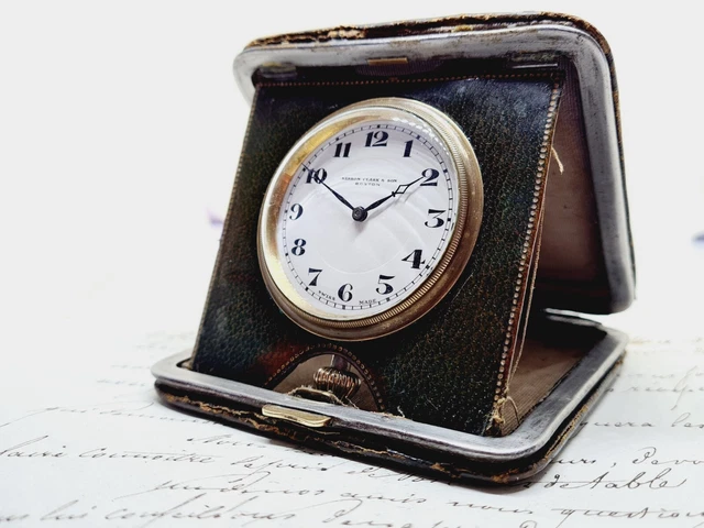 BARRON CLARK SON boston 8 days table travel watch clock £99.00 ...