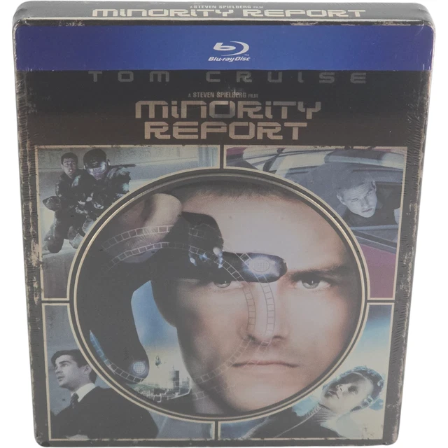 MINORITY REPORT BLU-RAY Steelbook Debossed MetalPak Tom Cruise ...