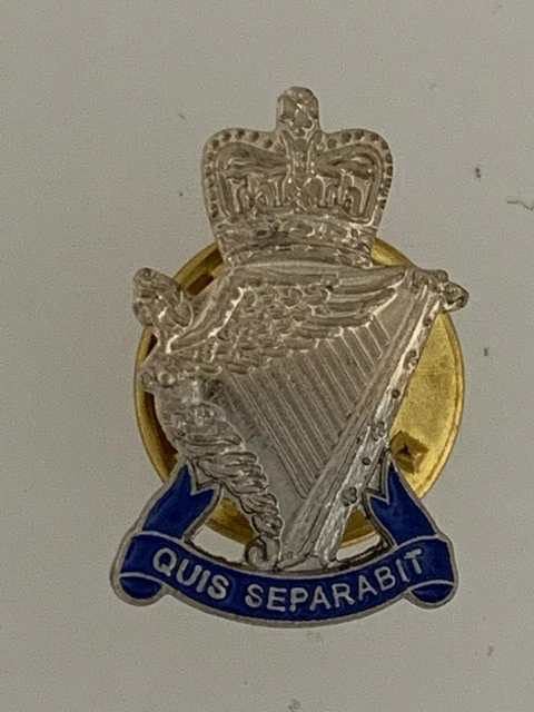 BRITISH ARMY ROYAL Irish Rifles enamel lapel pin badge veteran Ulster £ ...