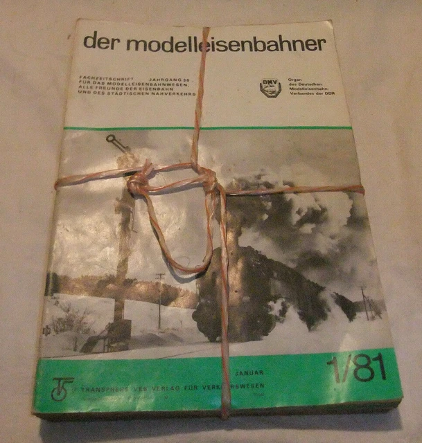 DDR TRANSPRESS &MODELLEISENBAHNER& Jahrgang 1981 Komplett ...