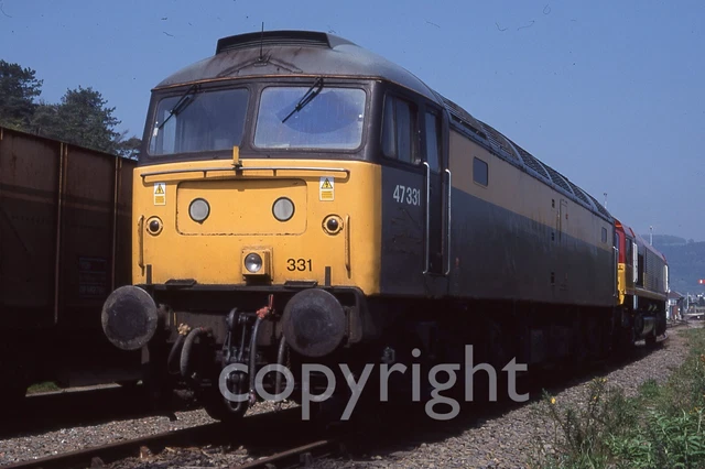 ORIGINAL 35MM DIESEL Railway Slide 47331/66100 St Blazey 1999 £1.25 ...
